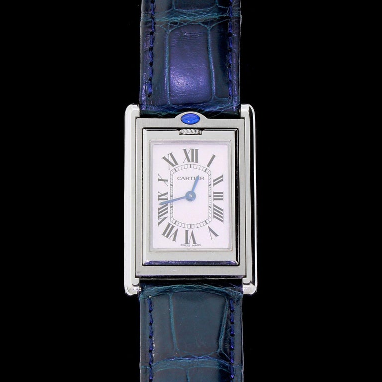 Cartier Tank Reverso Basculante Ref 2405 Unisex Wristwatch Stainless ...