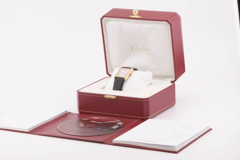 Cartier Tank Solo 18K Yellow Gold Watch W5200004 at 1stDibs