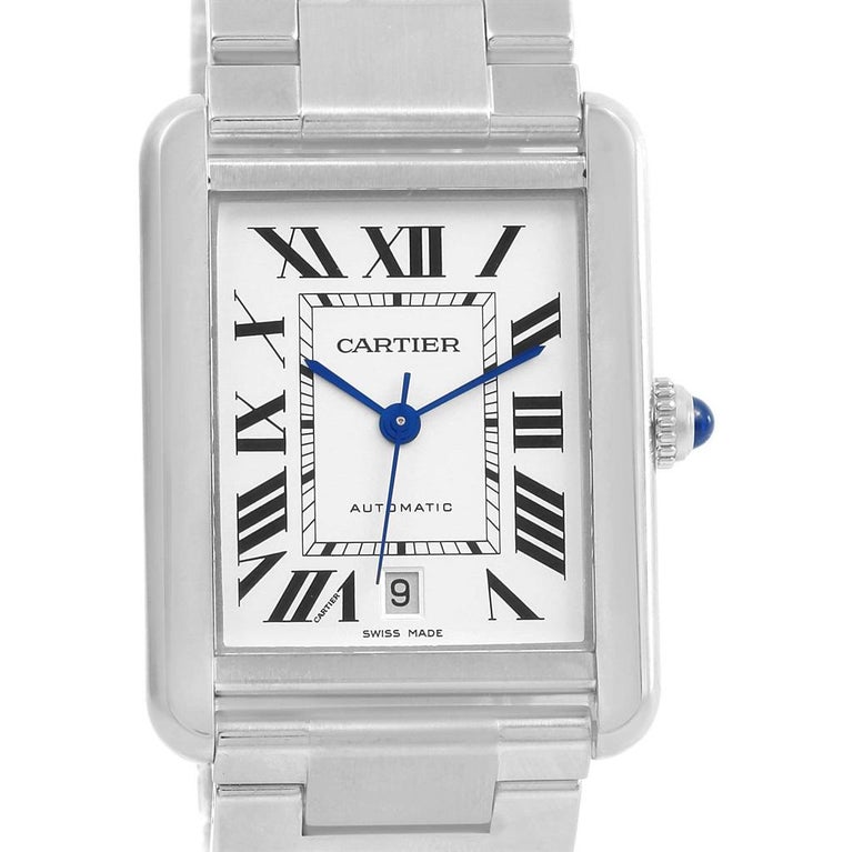 Cartier Tank Solo Extra Large Automatic Silver Dial Men’s Watch ...