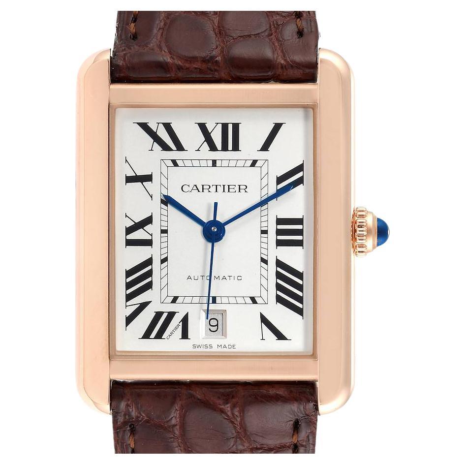 CARTIER Yellow Gold Tank Watch at 1stDibs