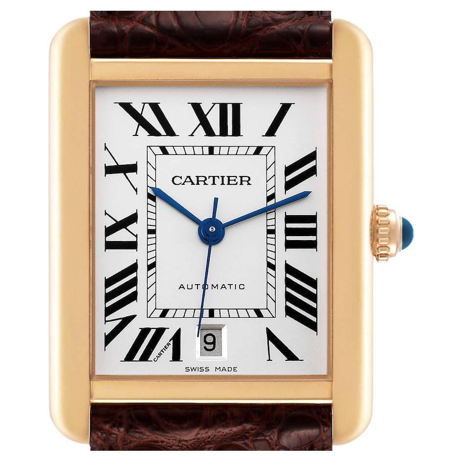Cartier Ronde Solo XL Silver Dial Automatic Steel Watch W6701011 Box ...