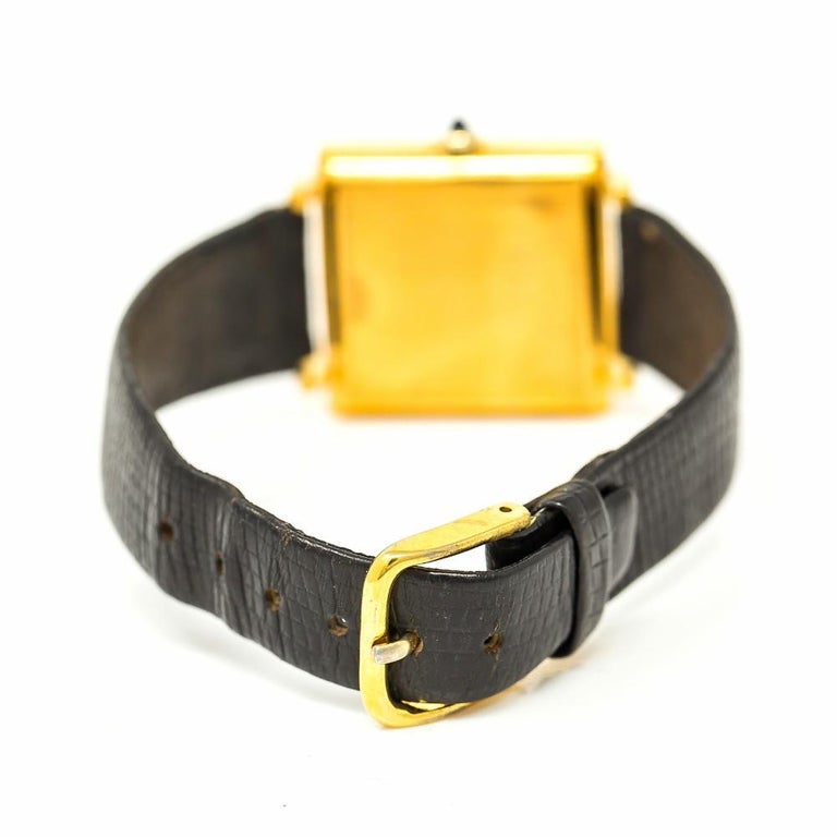 Cartier Tank Square4194, Dial Certified Authentic For Sale at 1stDibs