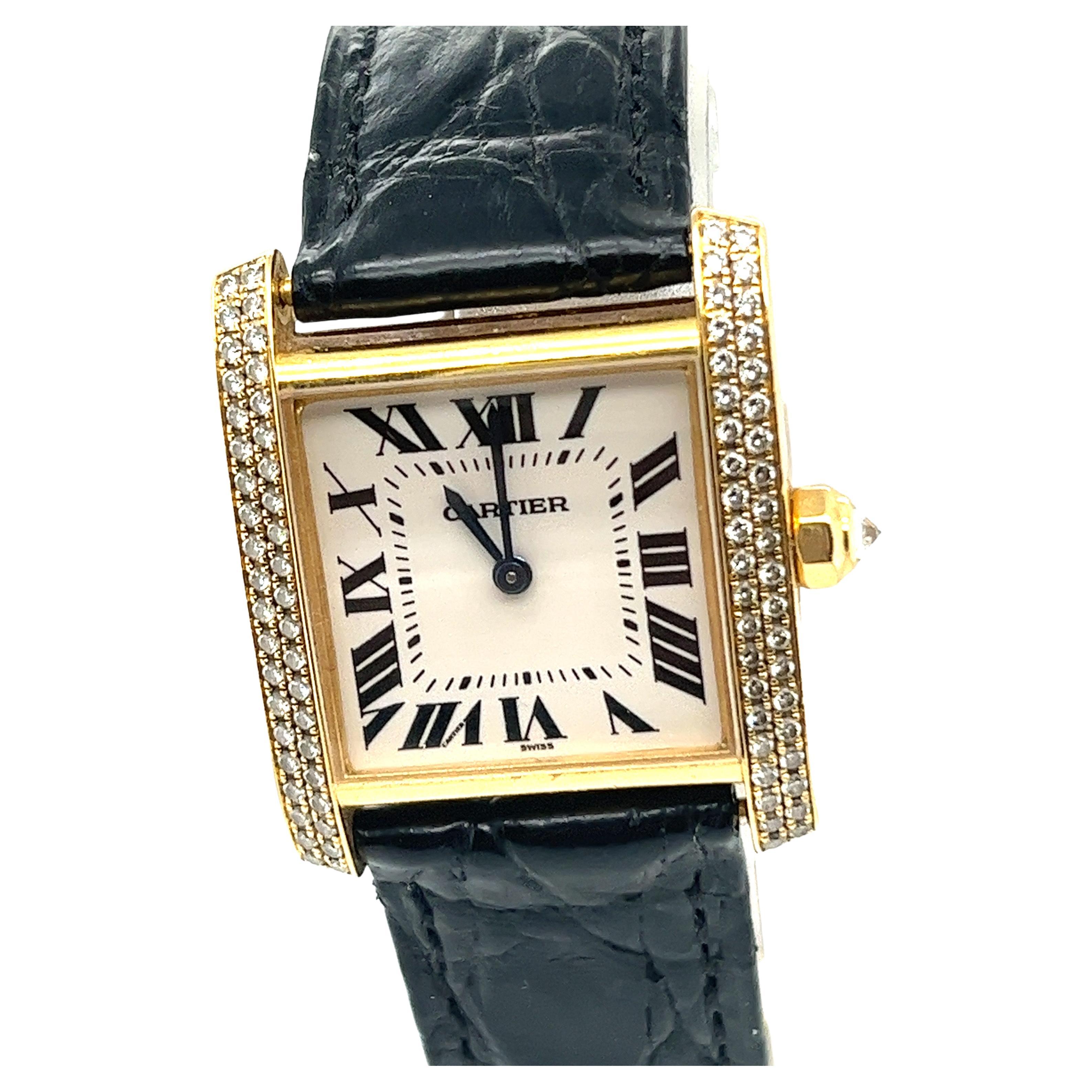 CARTIER 1930s White Gold Tank Watch at 1stDibs | cartier eiskühler 1930 ...