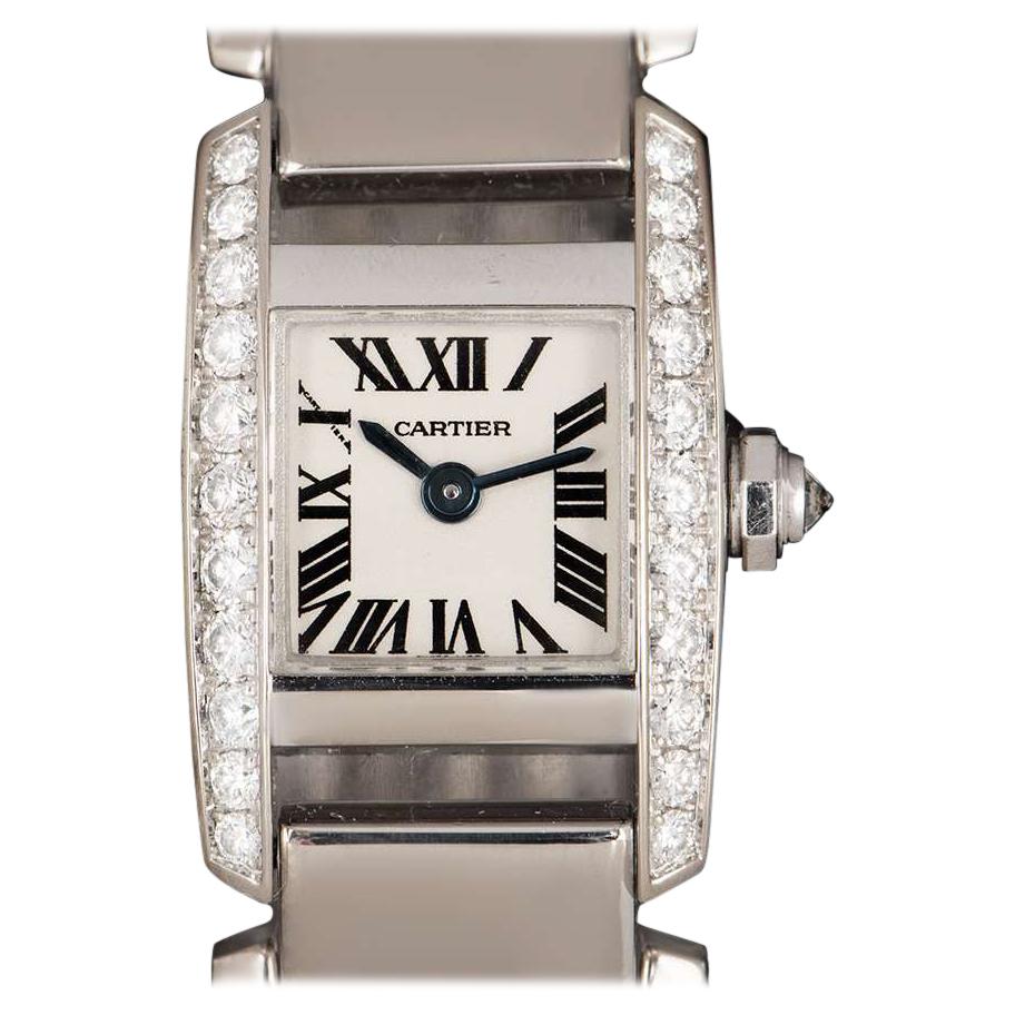 Cartier Rare Art Deco Panthere Ladies 18k Yellow Gold Diamond and ...