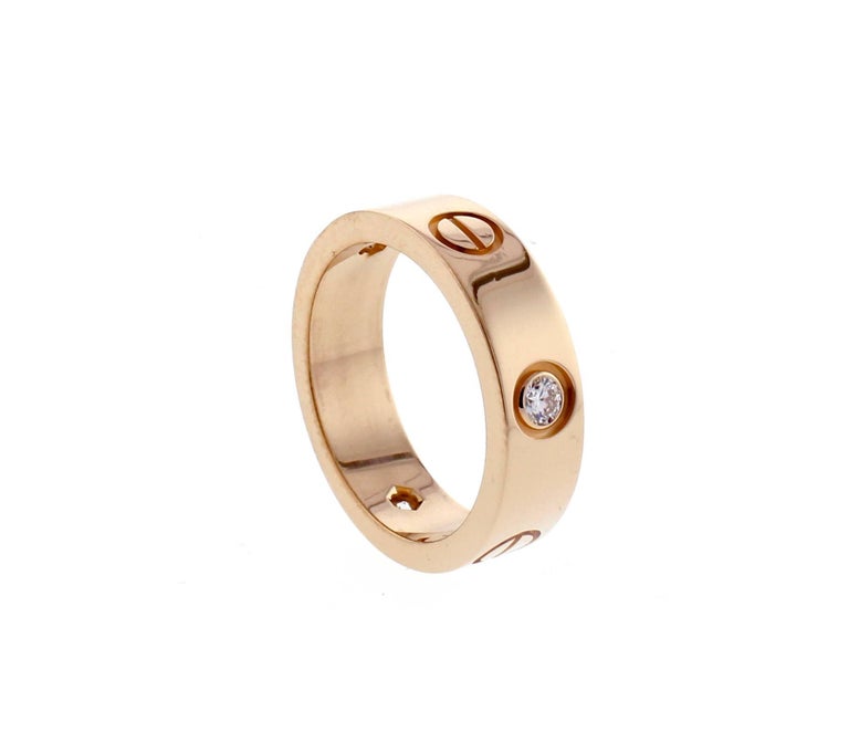 Cartier Love Ring 3 Diamonds
