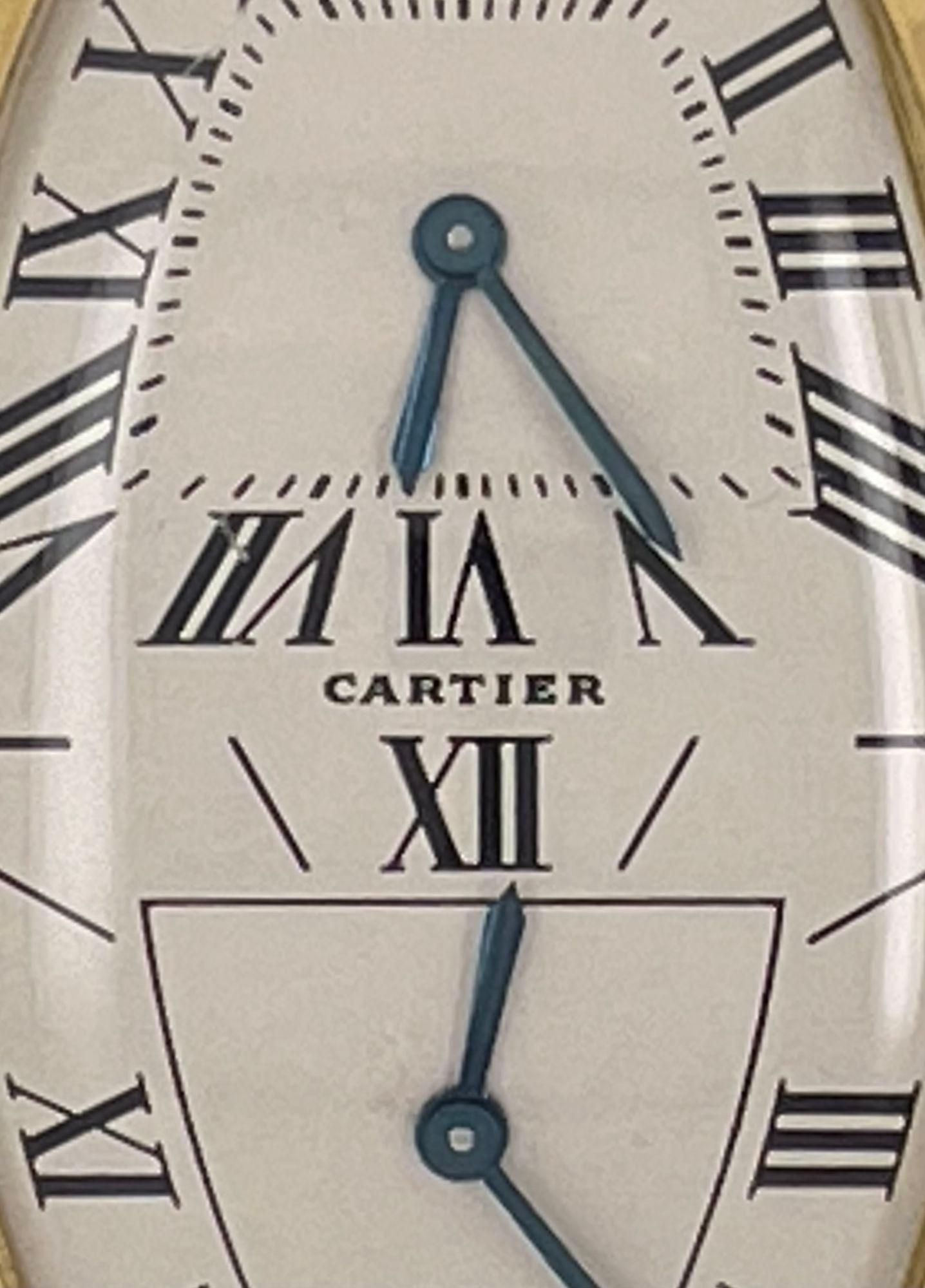 Cartier Tonneau Duel Time Ladies Wristwatch, 18Kt, Vintage For Sale at ...
