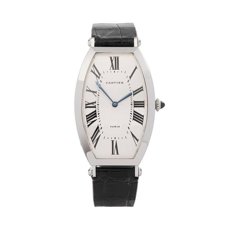 Cartier Tonneau Extra Large Platinum 1098 For Sale at 1stDibs | cartier ...