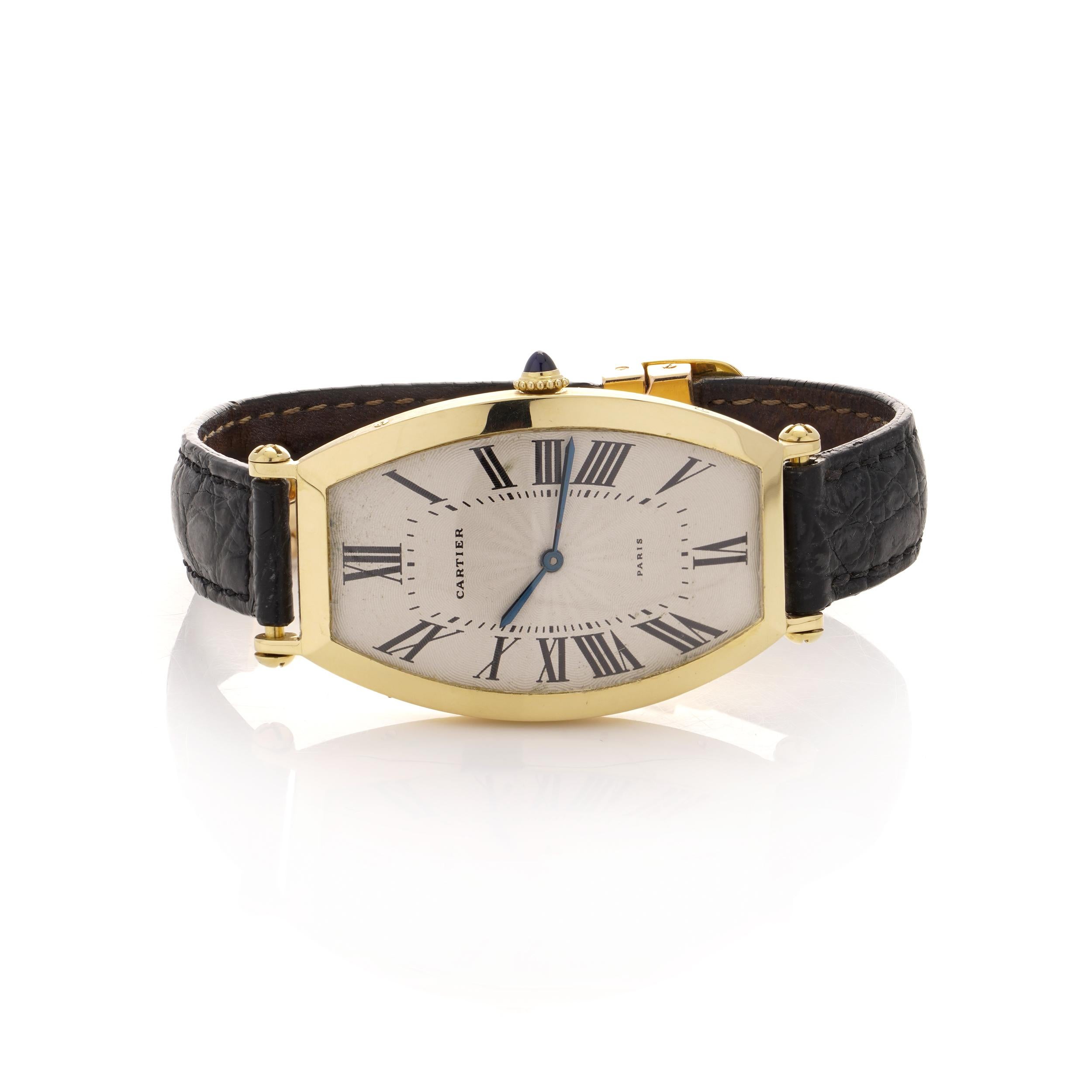 Cartier, Tonneau, Ref 007-90, 1980s For Sale at 1stDibs