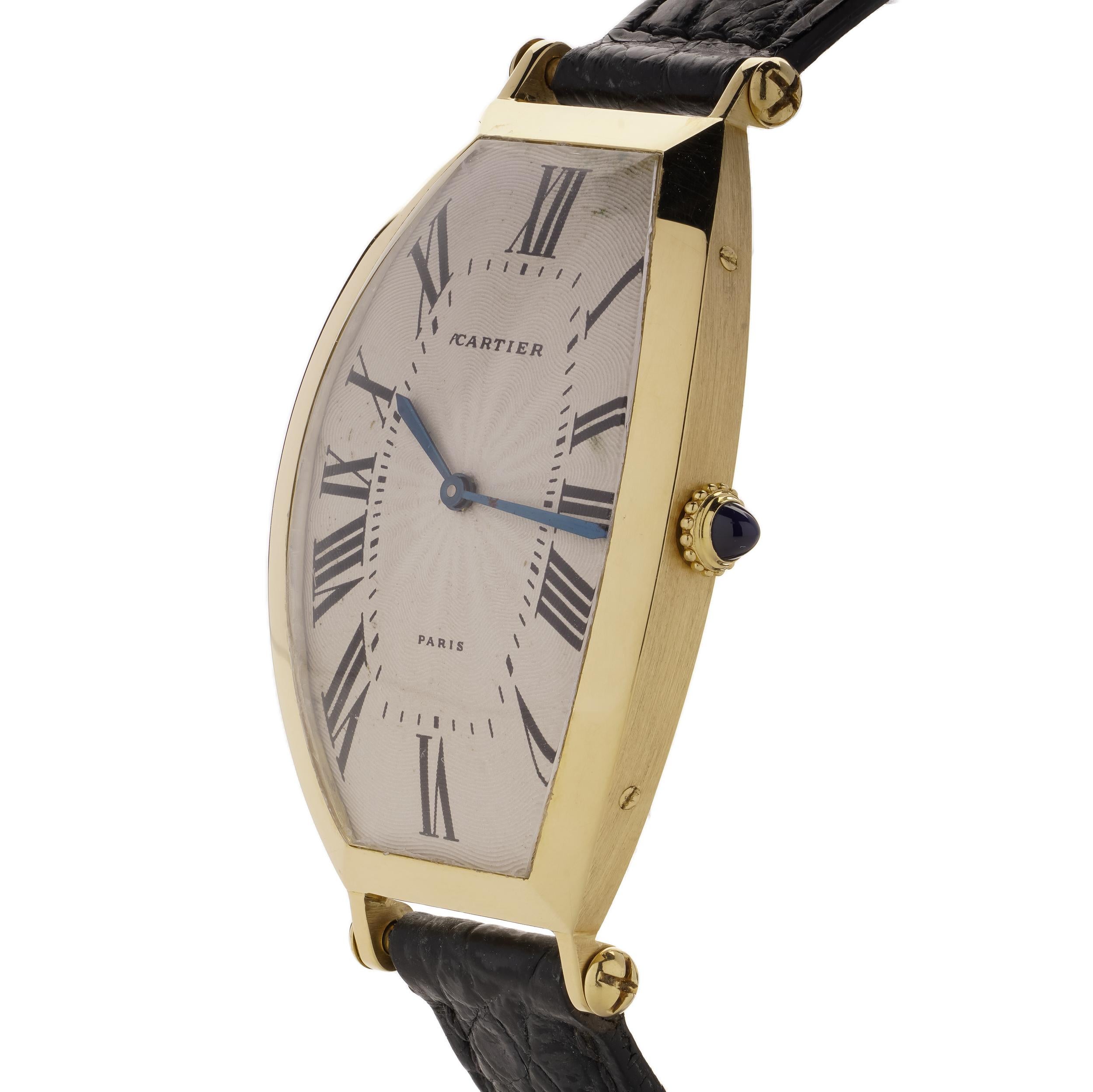 Cartier, Tonneau, Ref 007-90, 1980s For Sale at 1stDibs