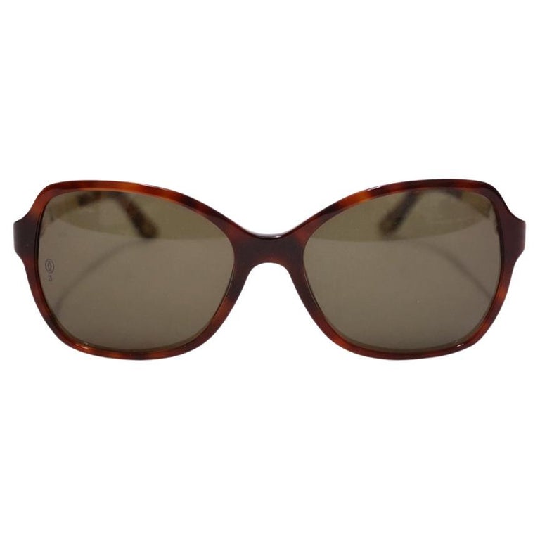 Cartier tortoise shell sunglasses For Sale at 1stDibs