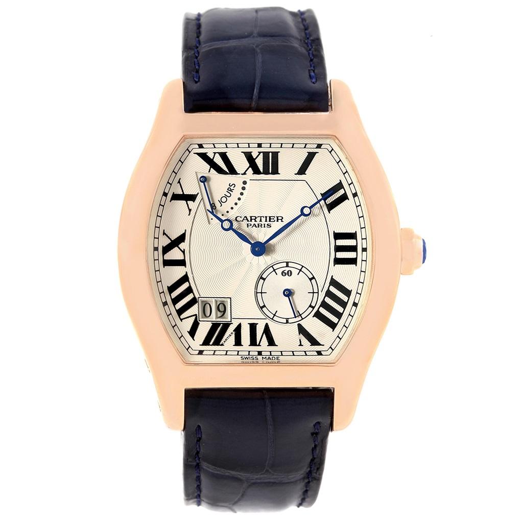 Cartier Tortue Privee Rose Gold 8 Day Power Reserve Men’s Watch ...