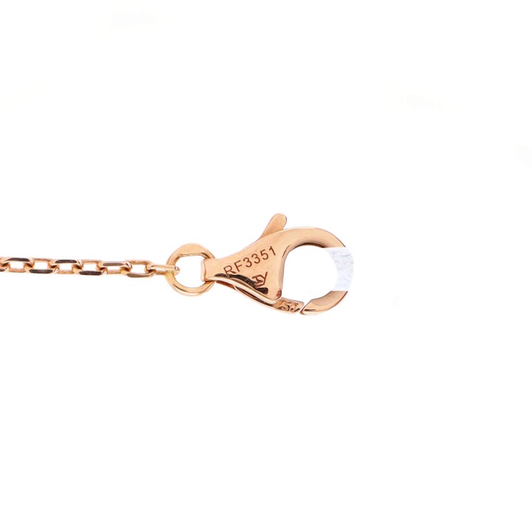 Cartier Trinity Chain Bracelet 18k Tricolor Gold with Pearls For Sale ...