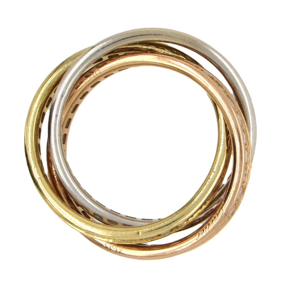 Cartier Trinity Diamond Rolling Rings For Sale at 1stDibs | cartier ...