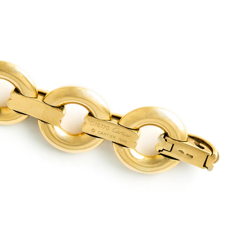 Cartier Trinity Gold Set Necklace and Bracelet For Sale at 1stDibs