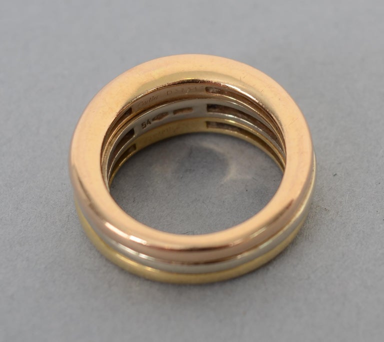 Cartier Trinity Gold Stacking Ring For Sale at 1stDibs | cartier ...