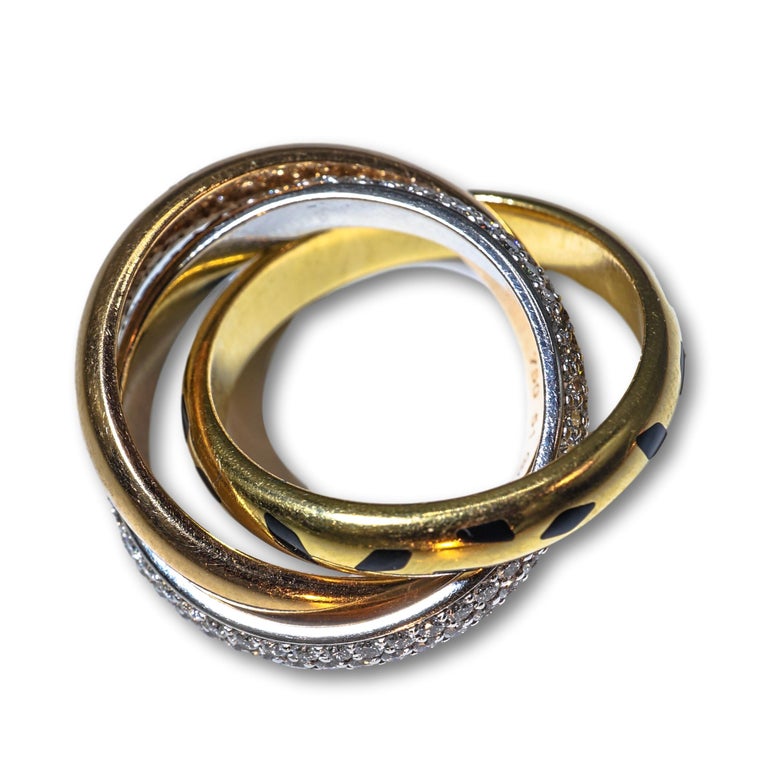 Cartier Trinity Limited Edition Ring at 1stDibs | cartier trinity ring ...