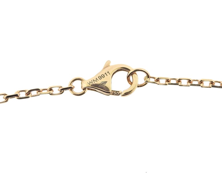 Cartier Trinity Pink Sapphire Rose Gold Pendant Necklace For Sale at ...