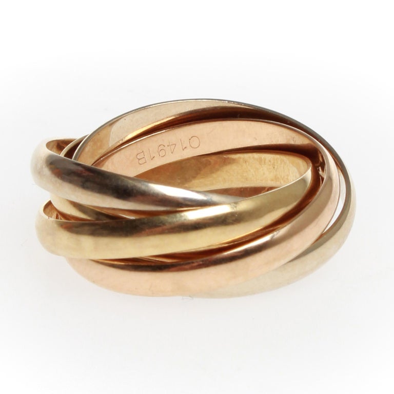 Cartier Trinity Ring For Sale at 1stDibs