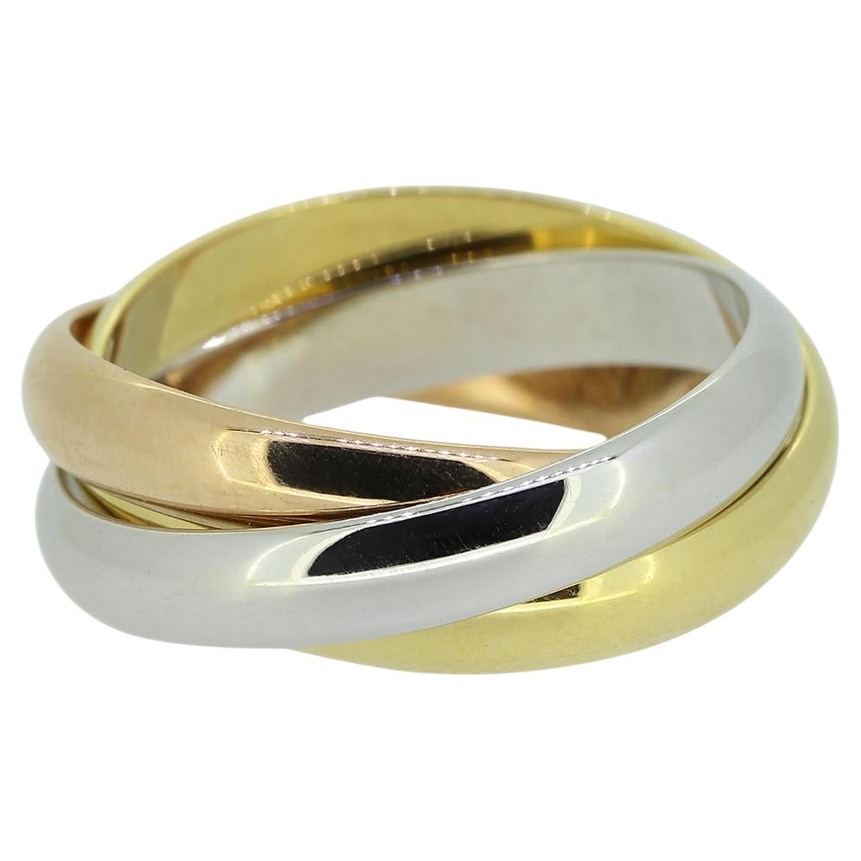 Cartier Trinity Ring Size L (52) For Sale at 1stDibs