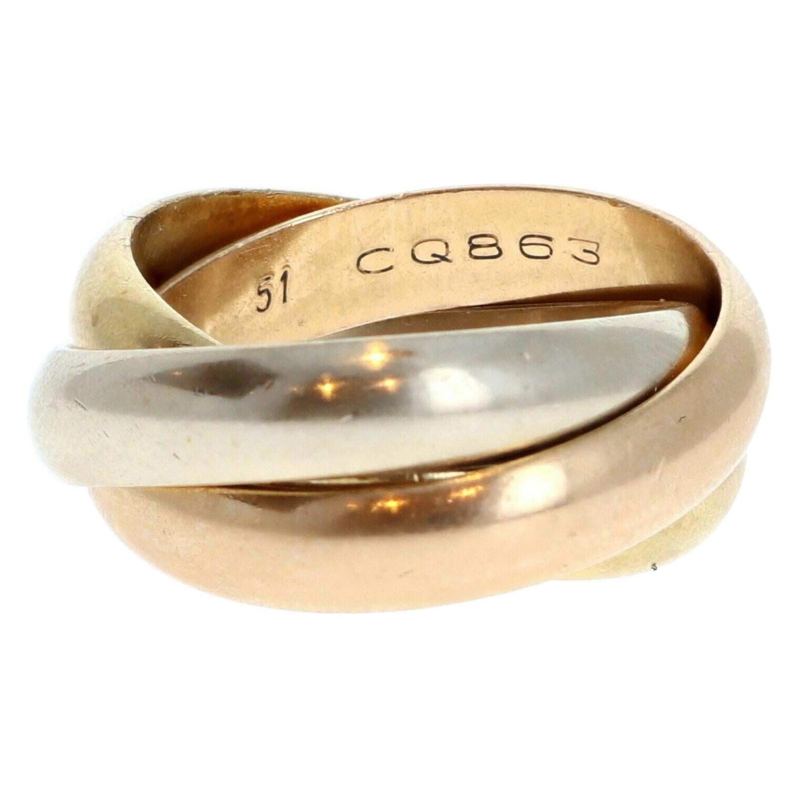 Cartier or Amour Et Trinity Ring at 1stDibs