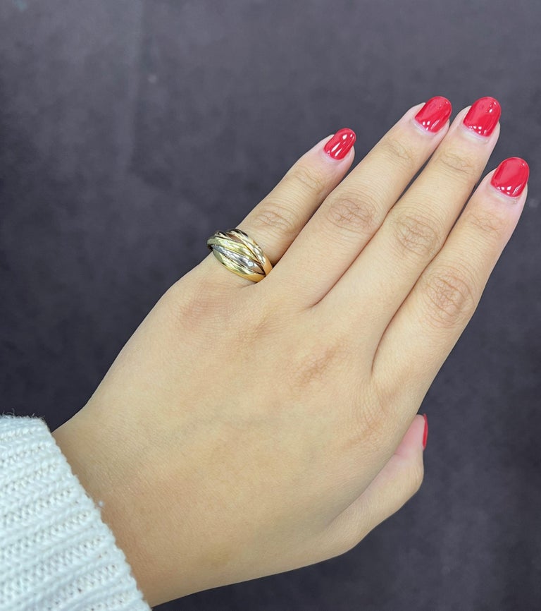 Cartier Trinity Six Bands Ring For Sale at 1stDibs
