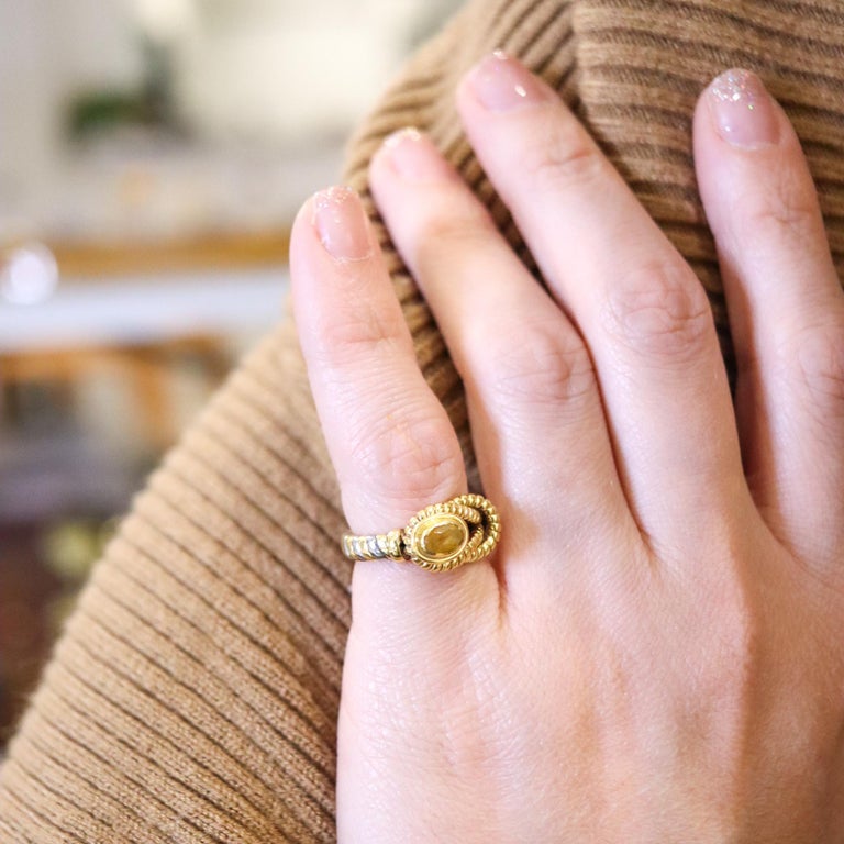 Cartier Tubogas Hercules Knot Ring in Stainless and 18 Karat Gold with ...