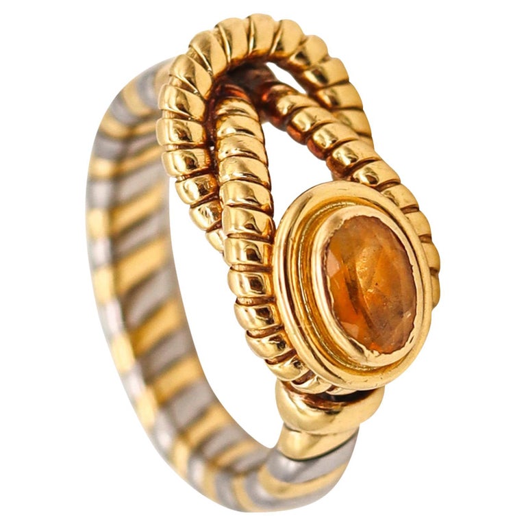 Cartier Tubogas Hercules Knot Ring in Stainless and 18 Karat Gold with ...