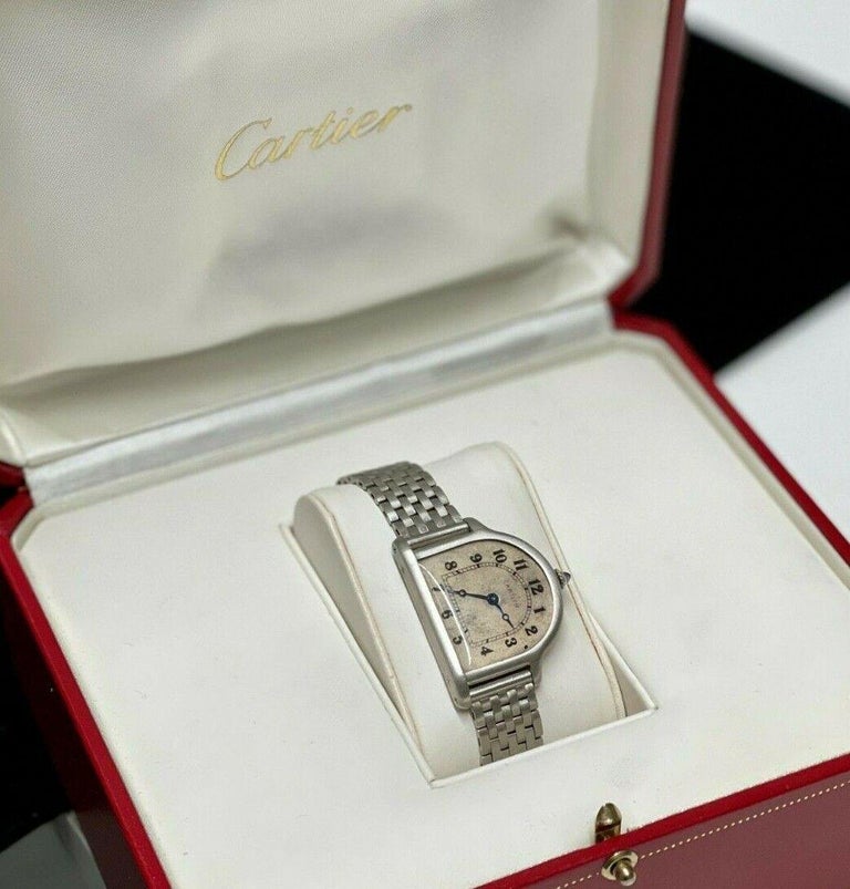 Cartier Unique Vintage circa 1920s Cloche "Bell" Watch For Sale at 1stDibs