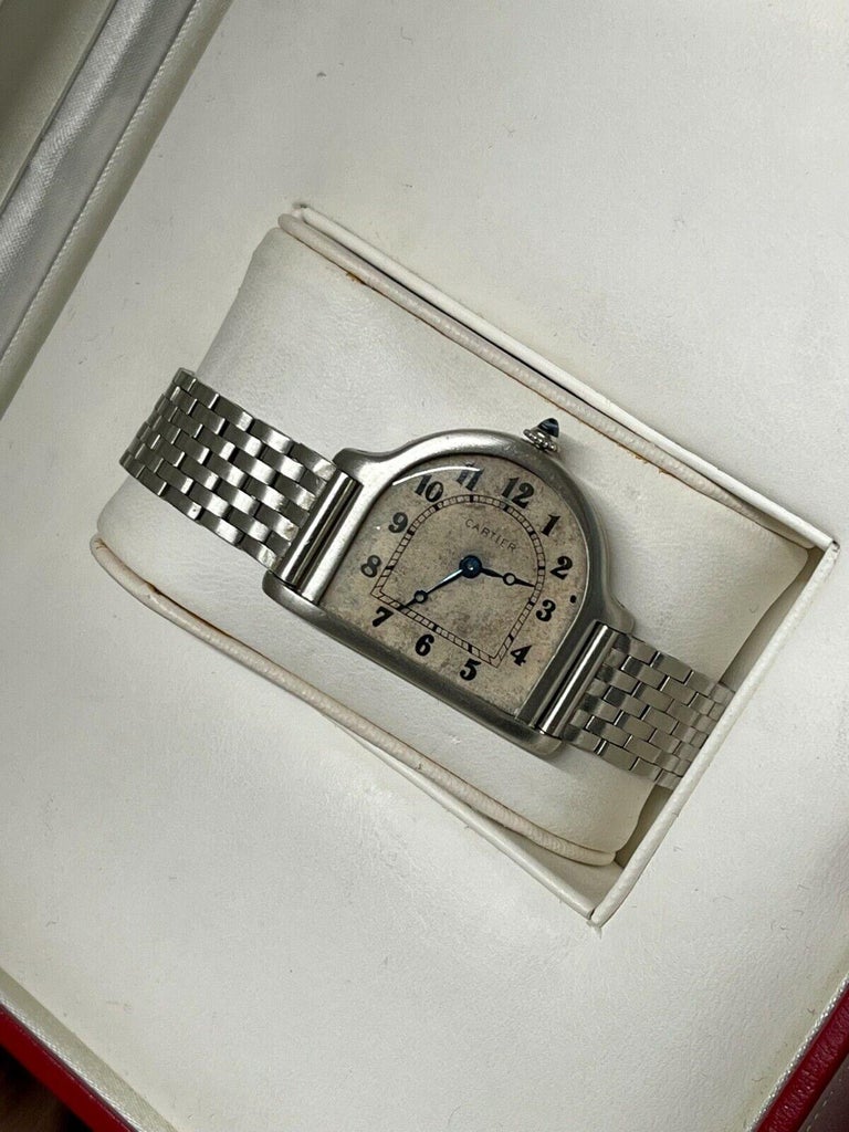 Cartier Unique Vintage circa 1920s Cloche "Bell" Watch For Sale at 1stDibs