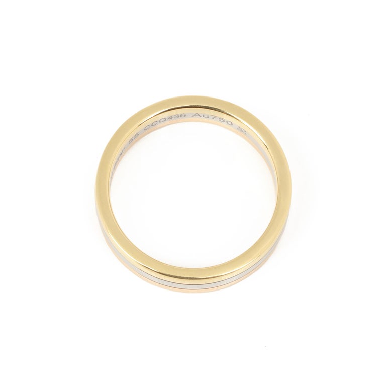 Cartier Vendome Louis Cartier Wedding Ring For Sale at 1stDibs