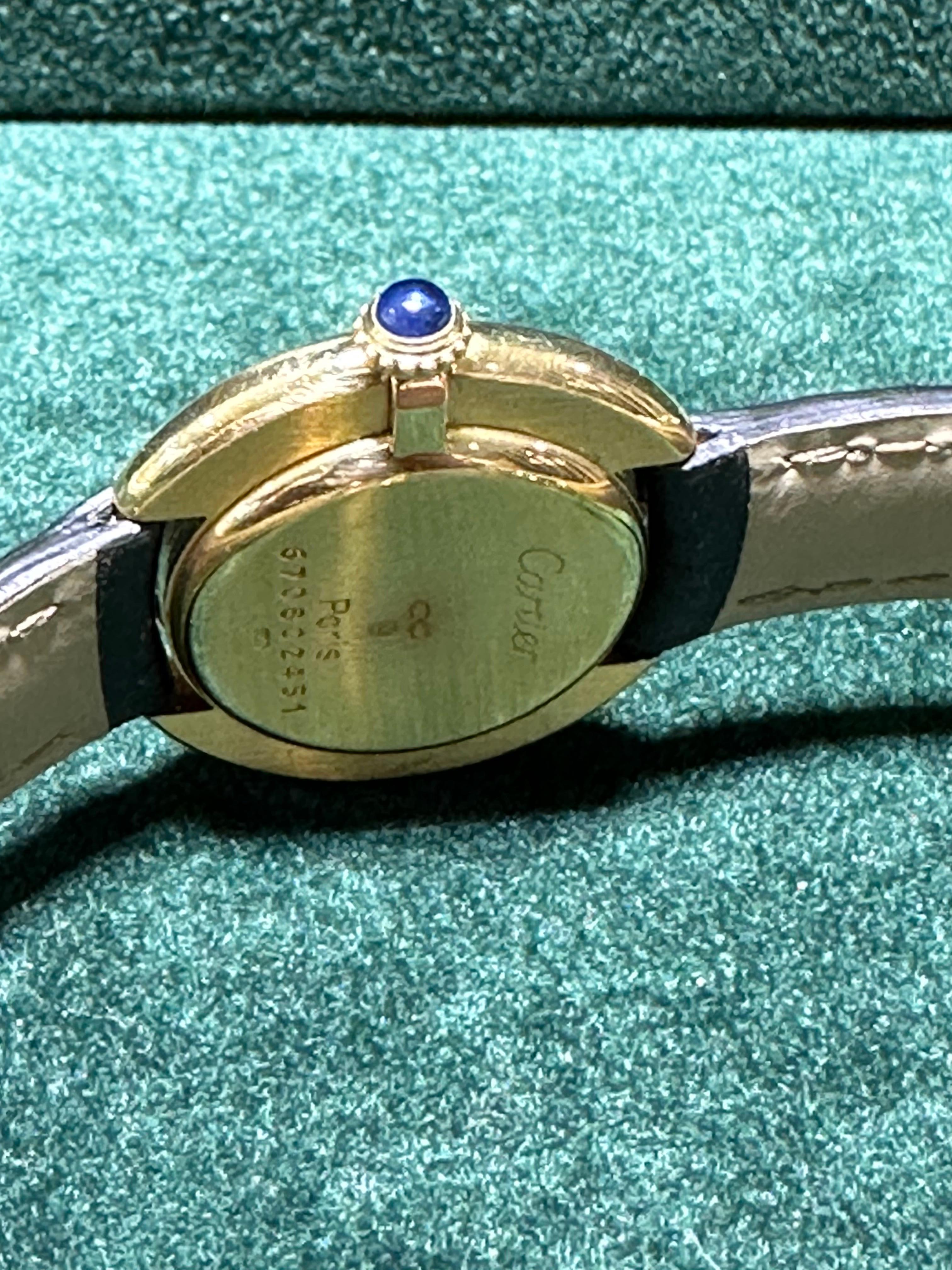 Cartier Vendome PM Paris Dial For Sale at 1stDibs