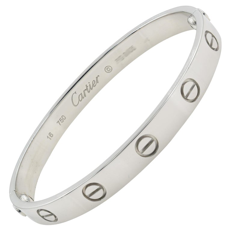 Cartier Vintage LOVE-Armband mit Originalverpackung im Angebot bei 1stDibs
