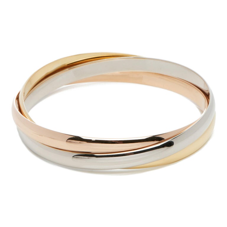 Cartier Vintage Trinity Bangle For Sale at 1stDibs