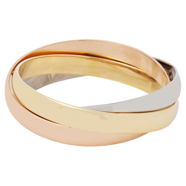 Cartier Vintage Trinity Bangle For Sale at 1stDibs