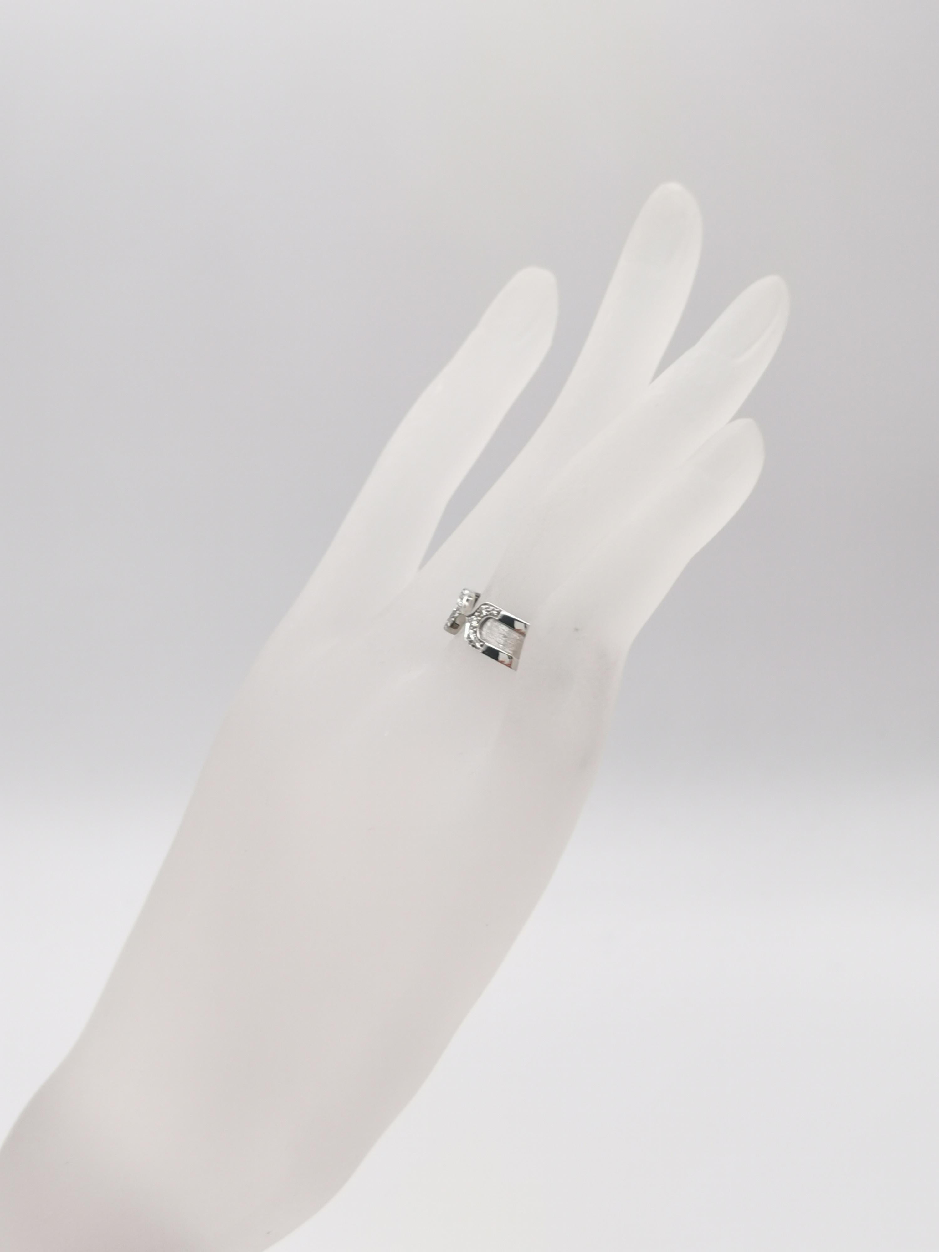Cartier White Gold C2 Diamonds Band Ring at 1stDibs | su ch c2 ring ...
