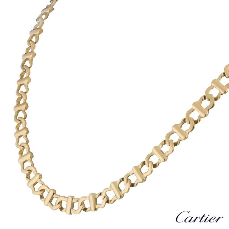 Cartier Yellow Gold Chain at 1stDibs