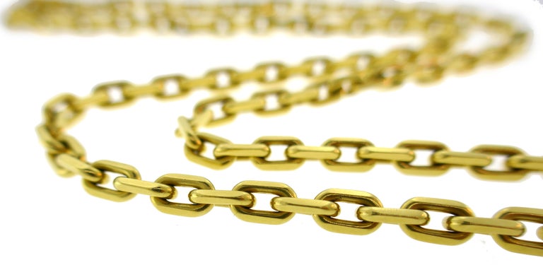 Cartier Yellow Gold Chain Necklace, 1970s at 1stDibs | cartier mens ...