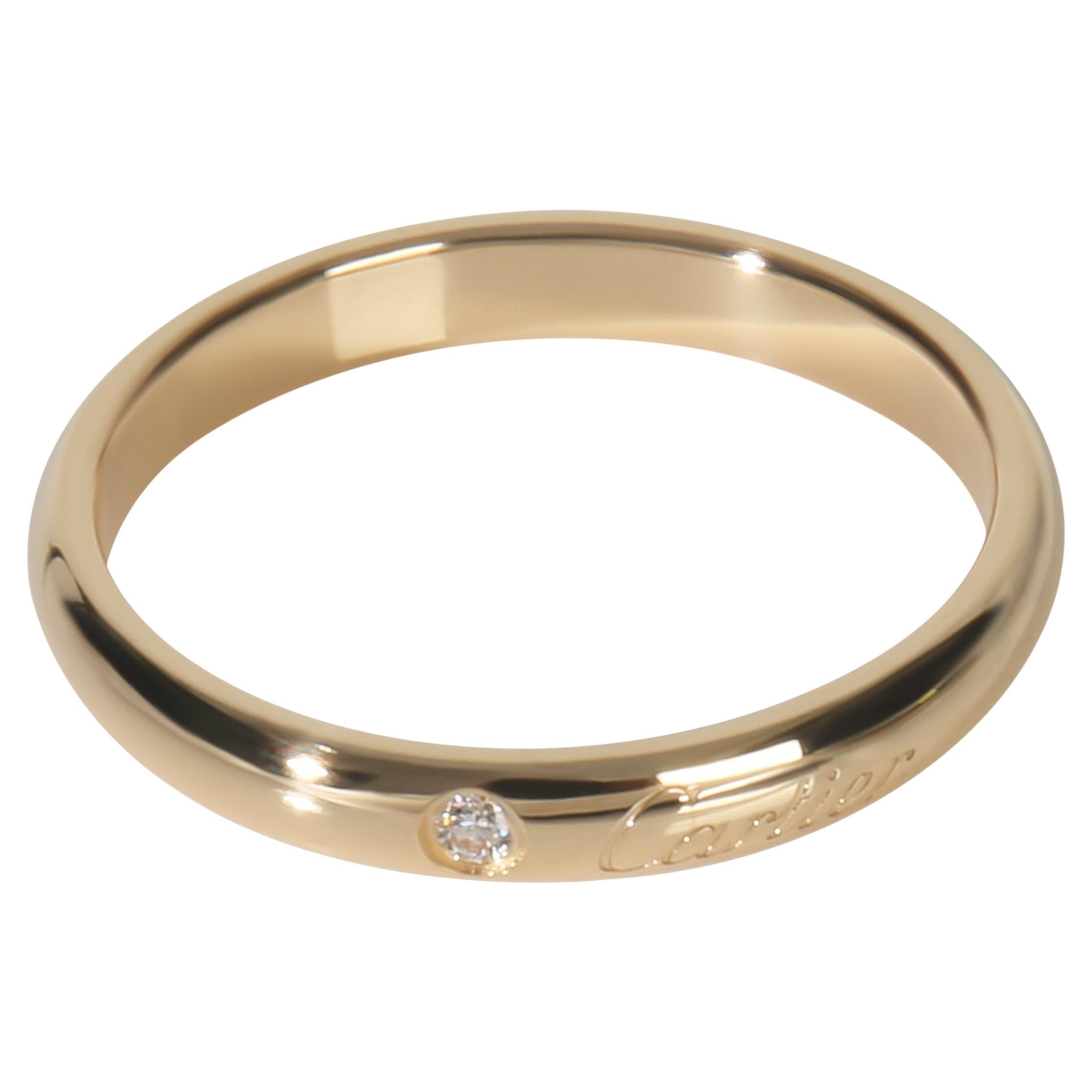 Cartier Yellow Gold Diamond Mini Pave Love Ring For Sale at 1stDibs