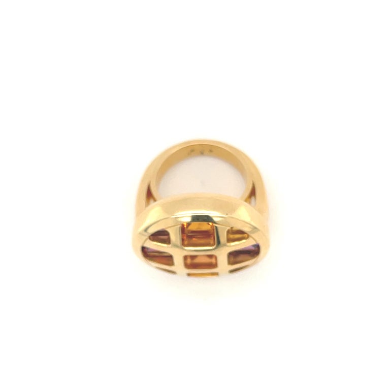 Cartier Yellow Gold Pasha Gemstone Ring For Sale at 1stDibs