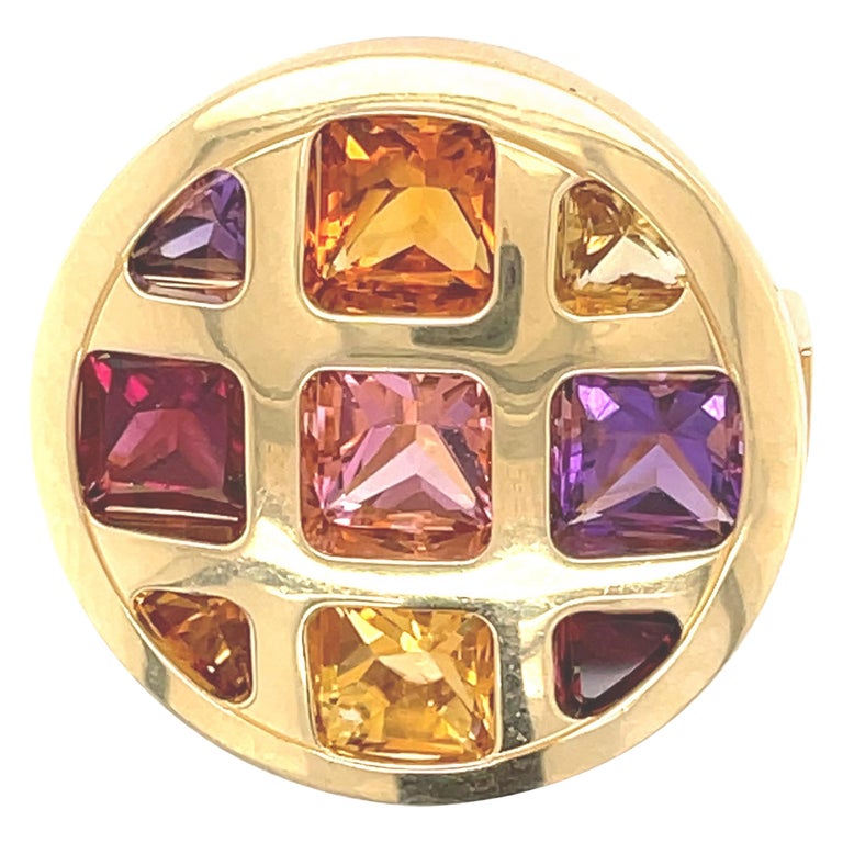Cartier Yellow Gold Pasha Gemstone Ring For Sale at 1stDibs