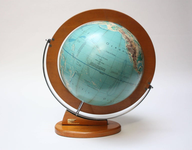 Cartocraft Visual-Relief Globe at 1stDibs | cartocraft globe