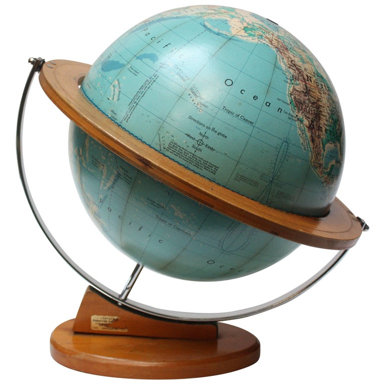 Cartocraft Visual-Relief Globe at 1stDibs | cartocraft globe
