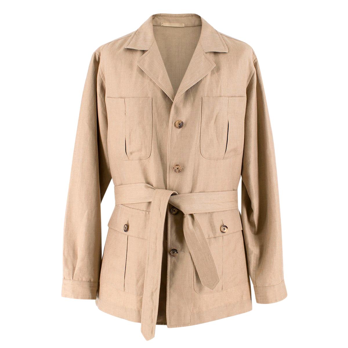 Caruso Beige Extra Fine Camel-hair Jacket XL at 1stDibs