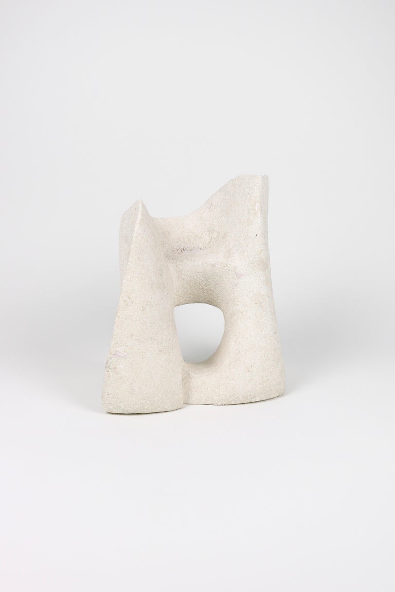 Carved Abstract Sculpture in Lightweight Concrete For Sale at 1stDibs