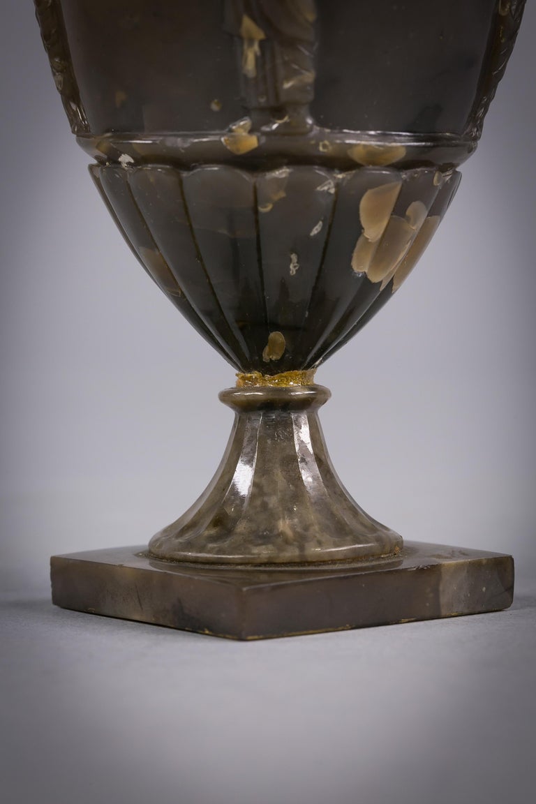 Carved Agate Vase, circa 1900 For Sale at 1stDibs
