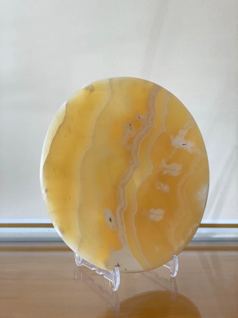 Carved Alabaster Plate at 1stDibs