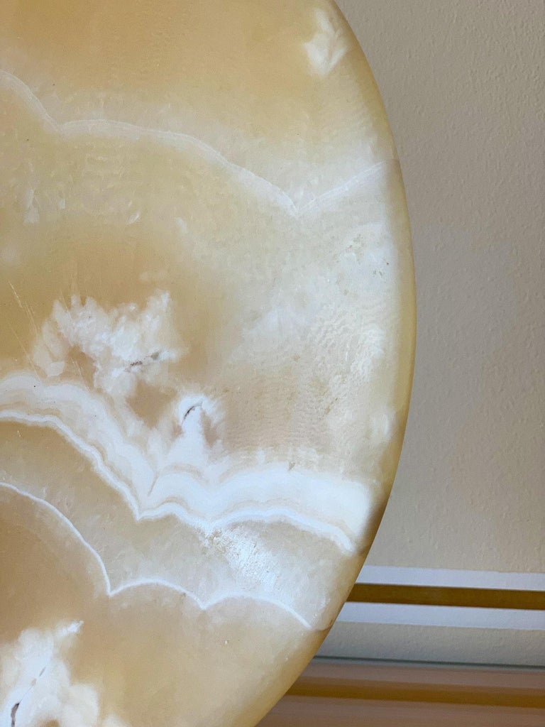 Carved Alabaster Plate at 1stDibs