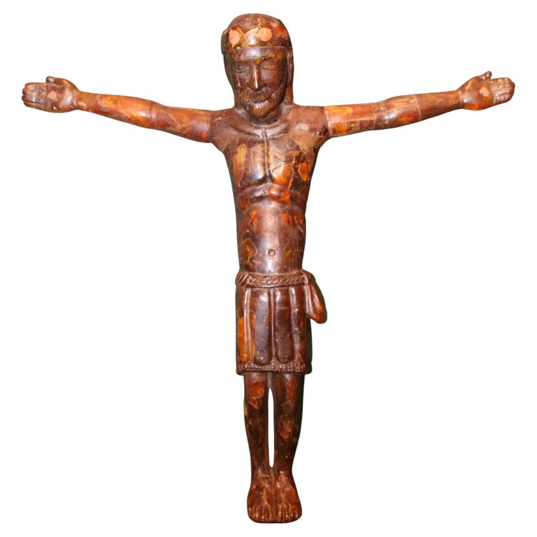Carved Amber Figure of Christ For Sale at 1stDibs
