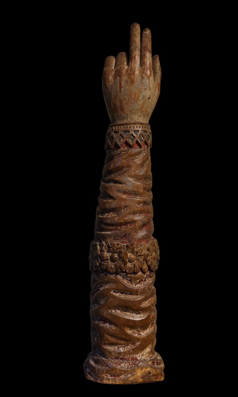 Carved Arm Reliquary, Venice, First Half of, 17th Century For Sale at ...