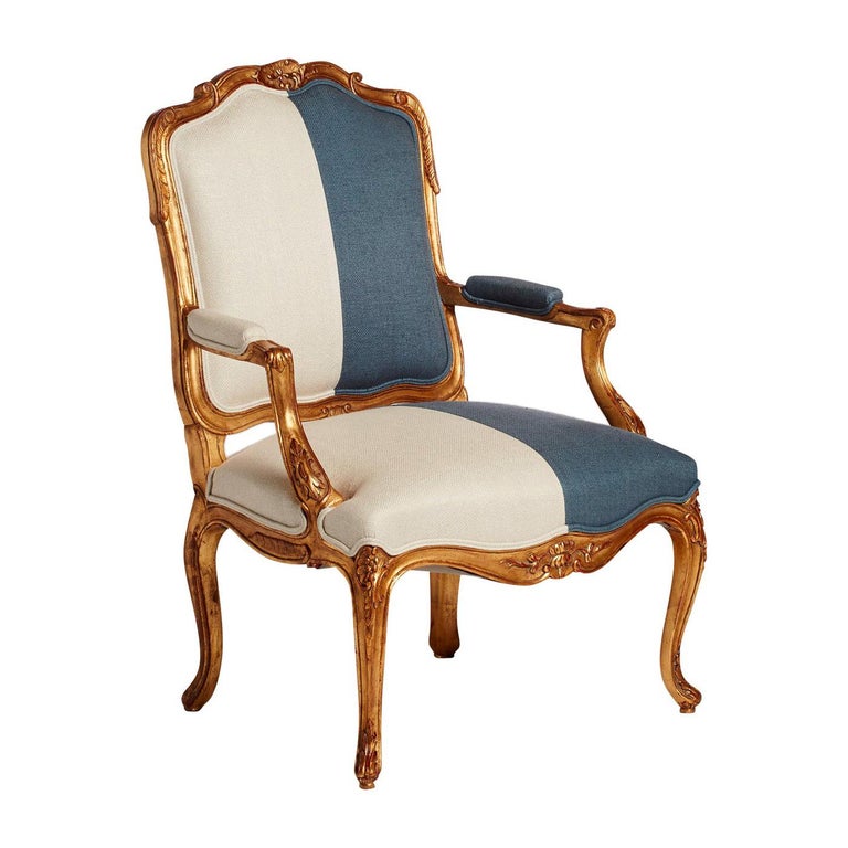 Carved Chair With Armrests Louis Xv For Sale At 1stdibs